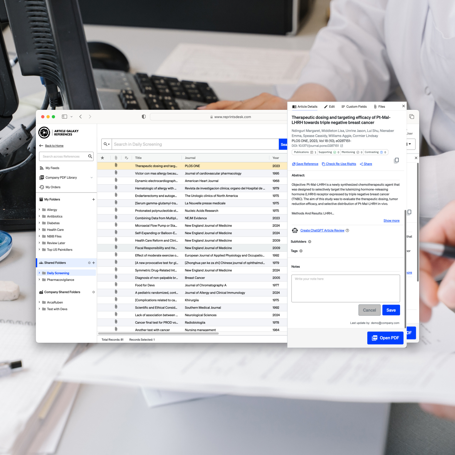 Reference Management | Research Solutions